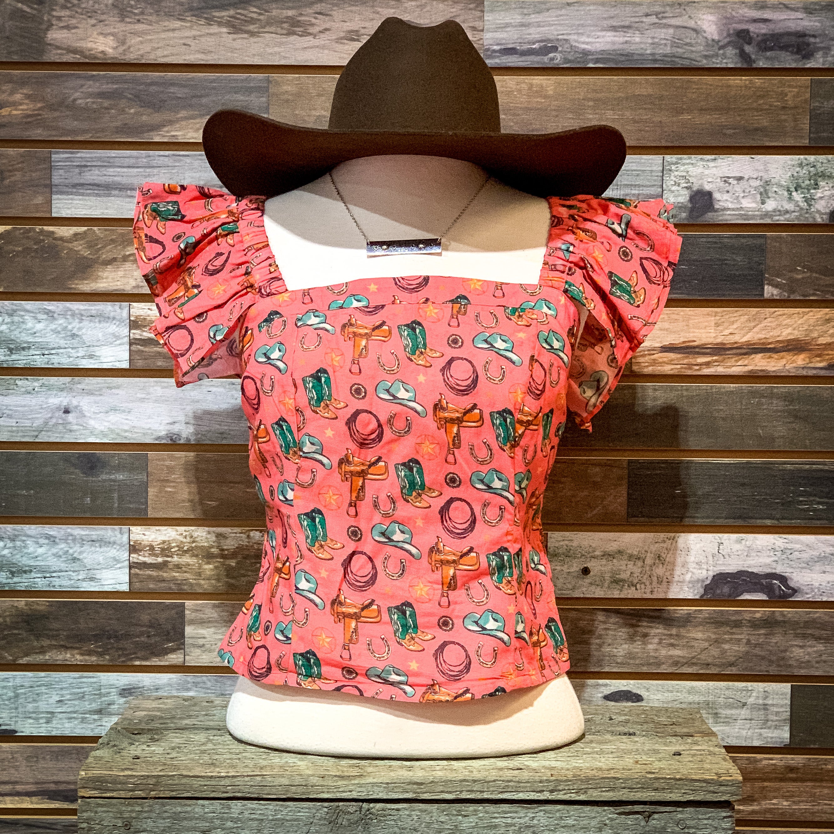 Rock & Roll Flutter Sleeve Tank | City Limits Western