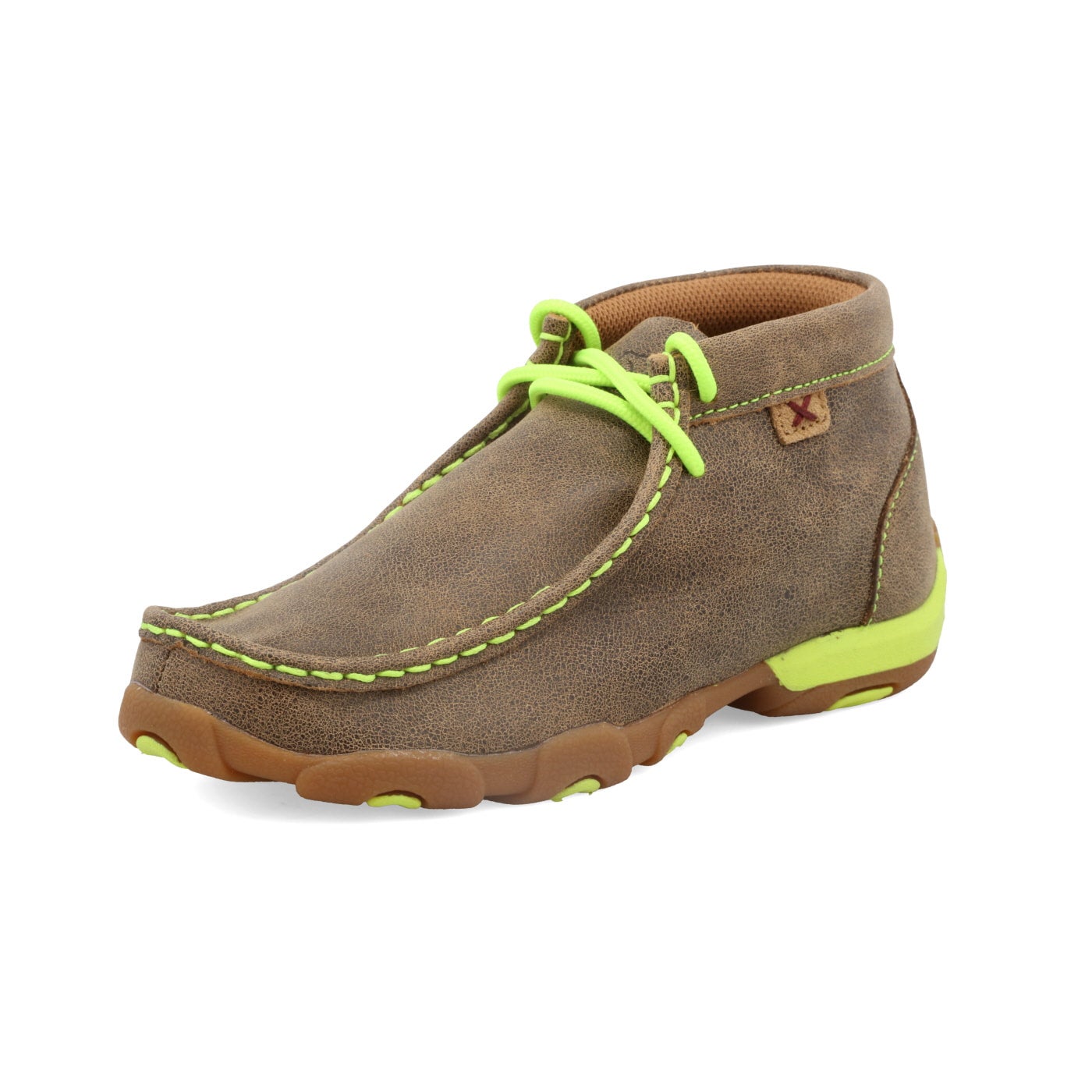 Kids Neon Yellow Bomber Driving Mocs | City Limits Western