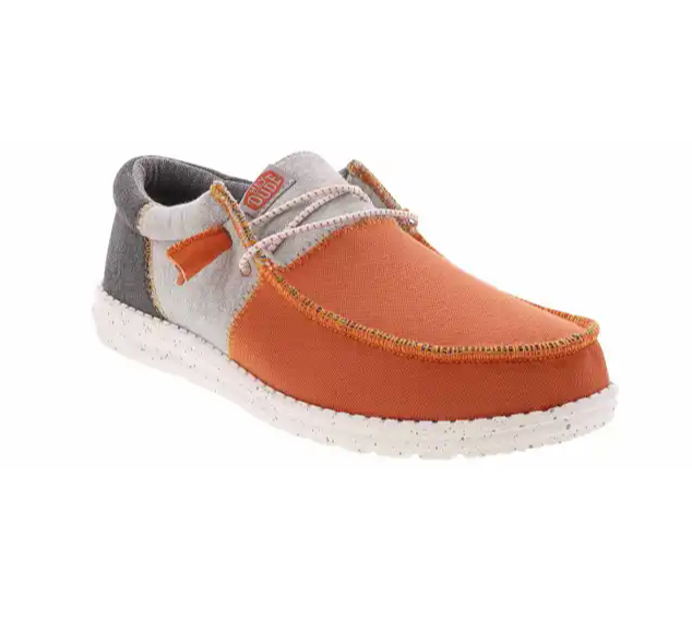 Hey Dude Men’s Wally Tri Varsity Orange | City Limits Western