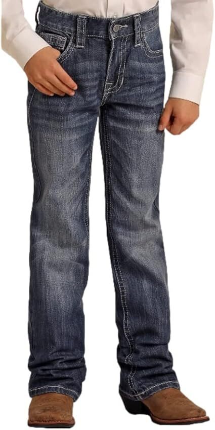 Boy's Rock & Roll Denim Bootcut Jeans | City Limits Western